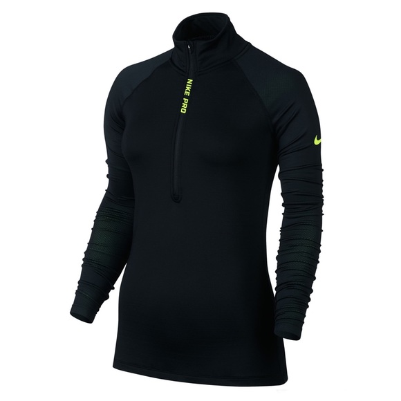Nike | Tops | Nike Pro Hyperwarm 2 Zip | Poshmark